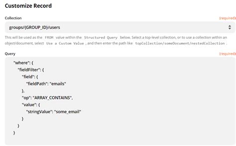 using zapier to get firestore sub collection id s stack overflow