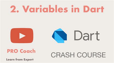 variables in dart flutter dart course hindi pro coach youtube