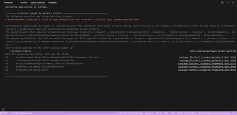 dart flutter sliverappbar in layoutbuilder stack overflow