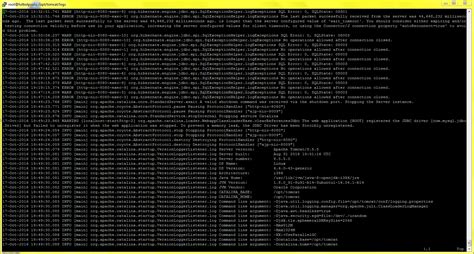 java tomcat restarts with errors exit 143 runs and then fails