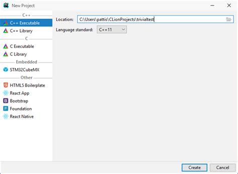 clion ide downloading installing and testing