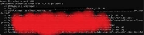 node js ajax post 500 internal server error using node