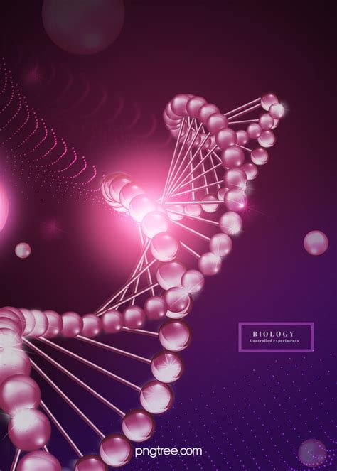 Background Of Scientific And Technological Chain Of Biological Gene Dna