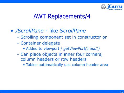 ppt introduction to jfc swing powerpoint presentation free download