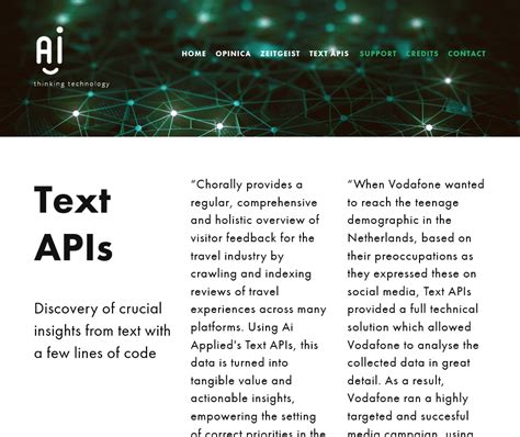 ai applied text extract api overview sdk documentation and alternatives