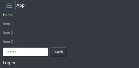 navigation bootstrap 4 navbar keep section on right even when toggled