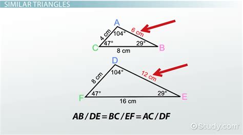 aa similarity postulate and theorem video and lesson transcript