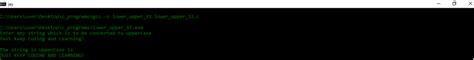 c program to convert a string from lowercase to uppercase codedost