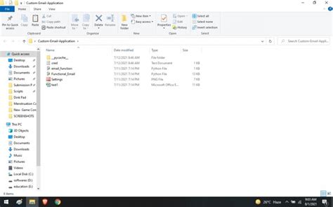 python program to custom email application using python