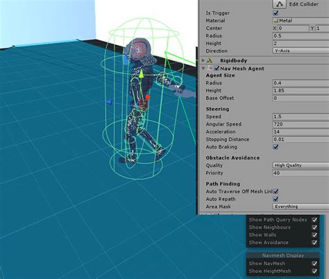 navmeshagent setdestination not working questions and answers unity