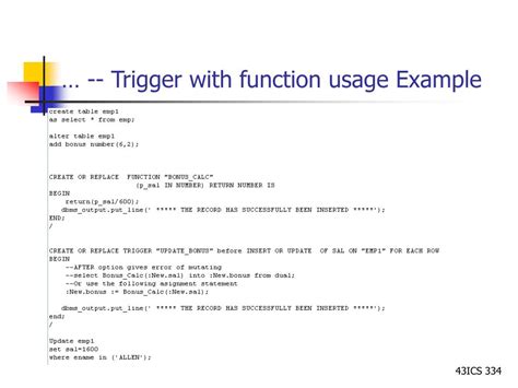 ppt pl sql embedded sql powerpoint presentation free download id