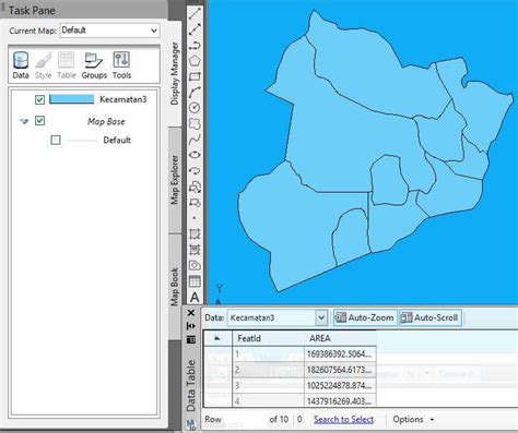 cara membuka file shp di arcgis dan autocad map