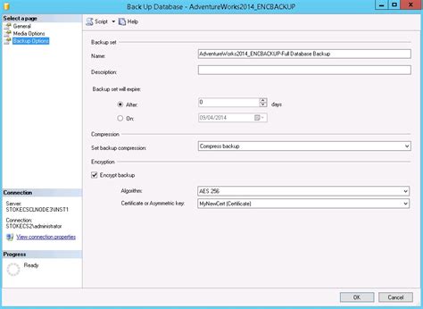 using encrypted backups in sql server 2014 sqlservercentral