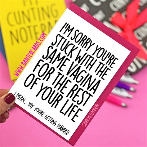 Rude Card Banter Cards Funny Cards