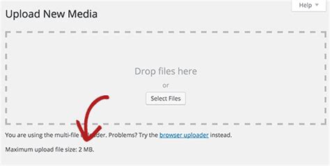 how to upload large images in wordpress