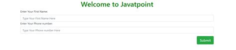 how to align button to the right side of text box in bootstrap javatpoint