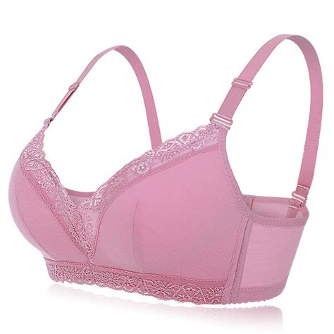 Sexy Sexy Lace Trim Gather Embroidery Wireless Breathable Bra Newchic