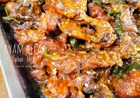 Resep Ayam Kecap Cabai Hijau Oleh Astiya Lestari Cookpad