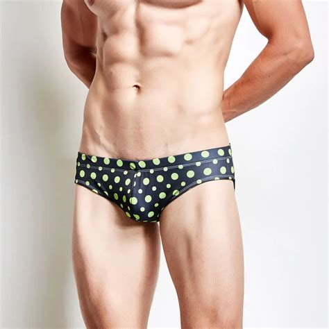 Buy Brand Sexy Mens Swimwear Gay Man Dot Bikini
