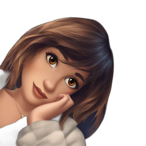 Sensual Black Haired Girl With Jewelry Ai Emoji Generator