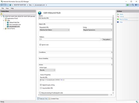 proxying atlassian server applications with microsoft internet