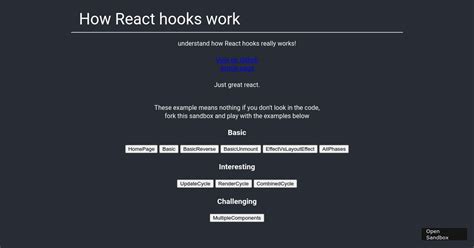 web vitals examples codesandbox