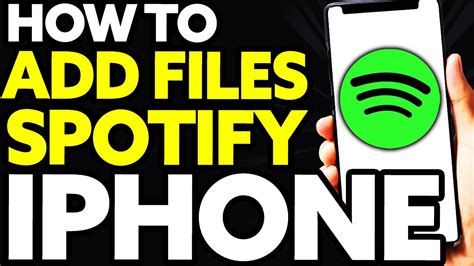 how to add local files to spotify iphone 2023 youtube