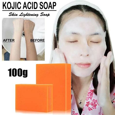 Kojic Acid Soap Bar Whitening Cleansing Exfoliating Soap Bar Facial