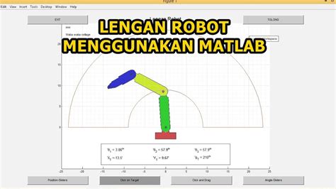 perancangan lengan robot menggunakan matlab youtube