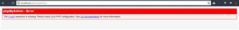 php xampp phpmyadmin session error stack overflow