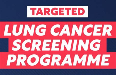 New Lung Cancer Screening Roll Out To Detect Cancer Sooner Thérèse Coffey