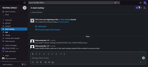 how to build a welcoming slack bot in python