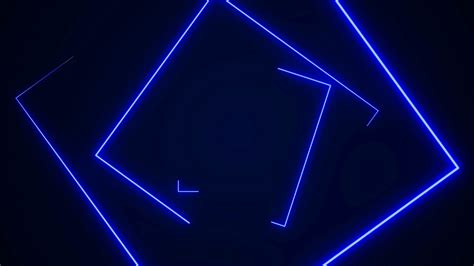 futuristic hud rectangle tunnel seamless loop 4k neon motion graphics