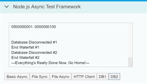 sap hana xs advanced asynchronous non blocking i o within node js sap