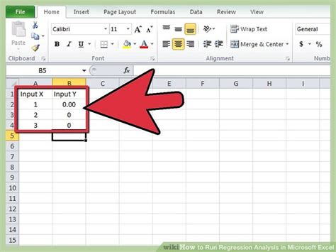 how to run regression analysis in microsoft excel with sample analyses