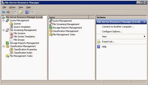 blognja masih kentjur fsrm fitur manajemen file windows server 2008