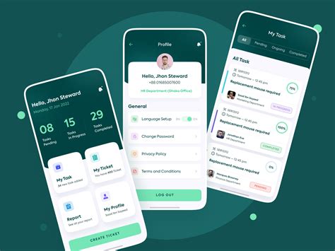 task management app concept task management app app interface sexiz pix