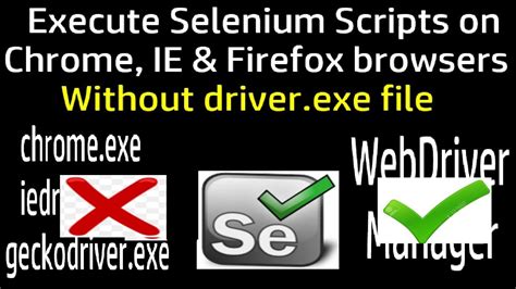 webdrivermanager how to manage browser drivers easily in selenium