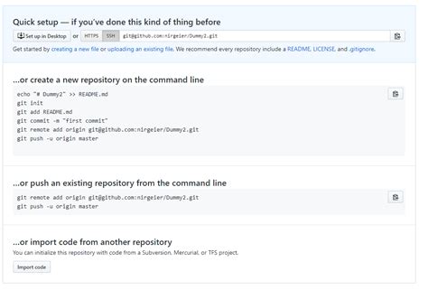 java how do i initialize a git repository to an already existing