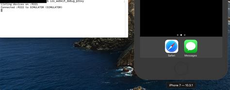 ios webkit debug proxy doesn t list my iphone simulator with ios 13 1