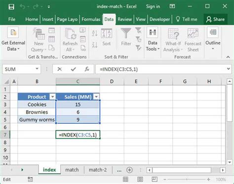using index match for advanced lookups deskbright