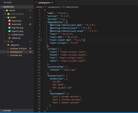nodejs error al ejecutar npm start stack overflow en