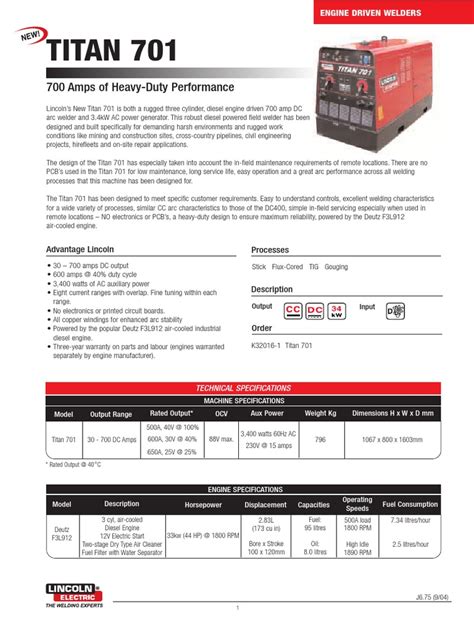 welding machine specifications pdf electric arc engines