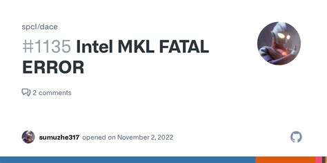 intel mkl fatal error · issue 1135 · spcl dace · github