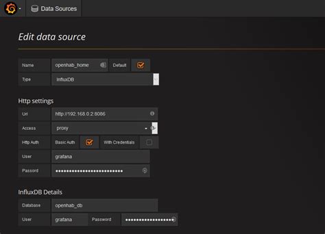 influxdb grafana persistence and graphing tutorials and examples
