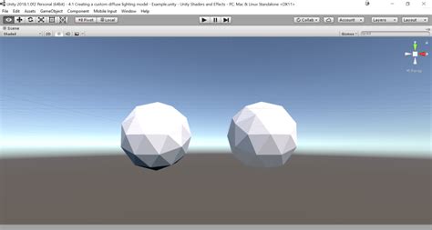 creating a custom diffuse lighting model in unity tutorial