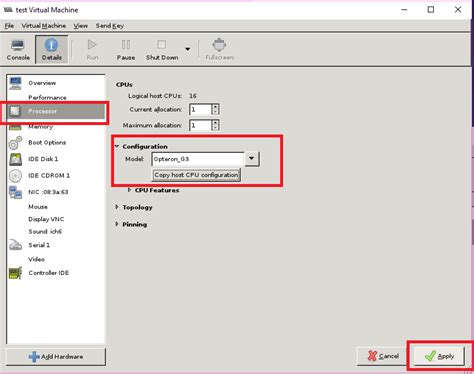 enable virt manager for nested virtualization support