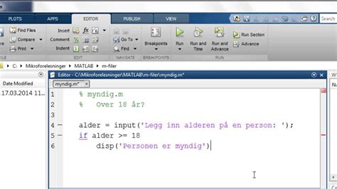 matlab betingelsestrukturer if else youtube hot sex picture