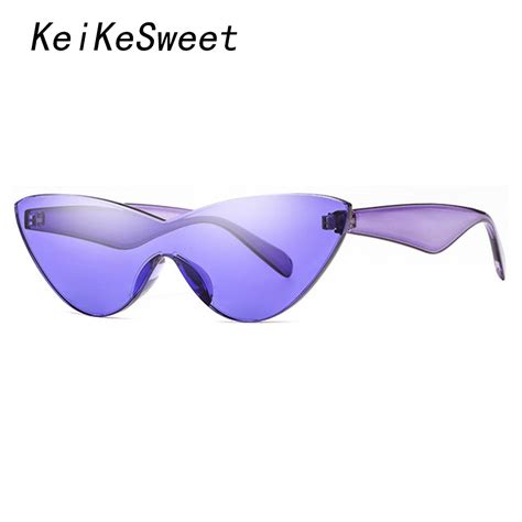 Keikesweet 2019 New Cat Eye Vintage Small Sunglasses Rays Uv400