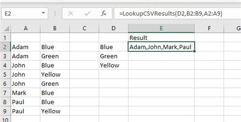 microsoft excel how to vlookup to return multiple values